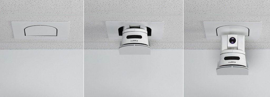 CeilingView: Vaddio escamotea las cámaras PTZ en el techo
