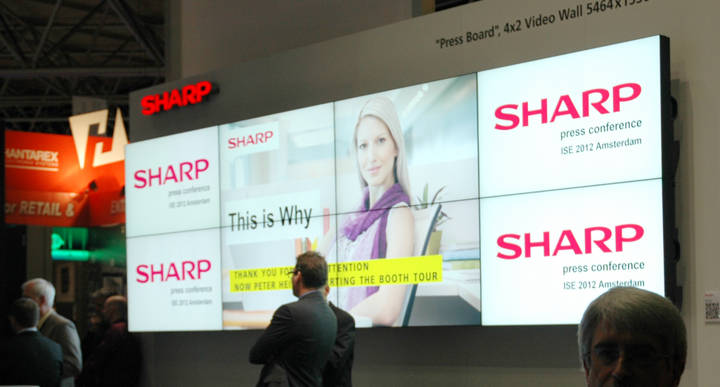 La alta luminosidad y la interactividad, firmes apuestas de Sharp en ...