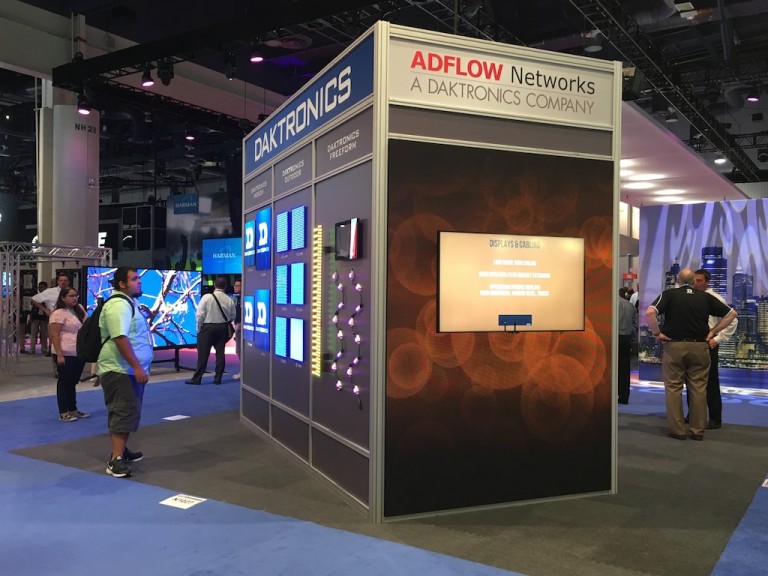 Daktronics develops an outdoor LED screen 1,9 we the pigs pitch