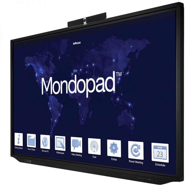 InFocus añade un modelo de 55" a la línea colaborativa Mondopad