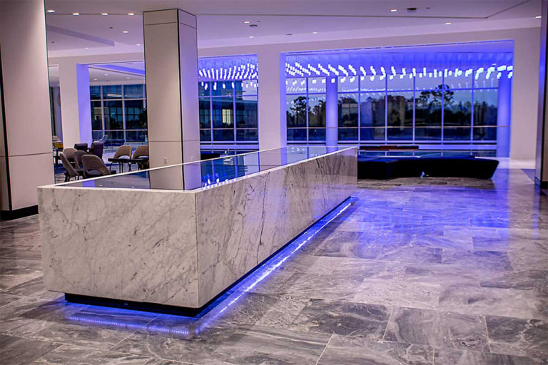 Ideum builds luxurious Italian marble touch table for corporate ...