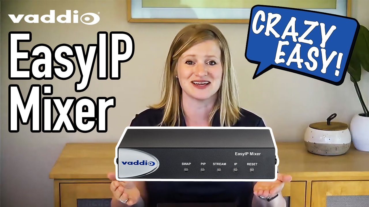 Vaddio EasyIP Mixer facilita la configuración e instalación de audio y ...
