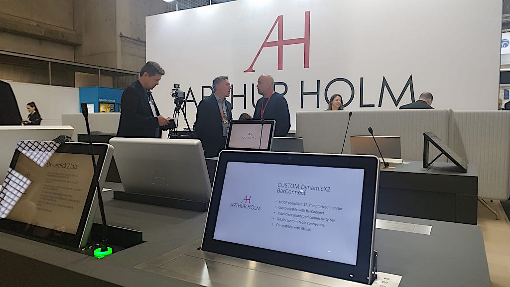 Arthur Holm elige ISE para mostrar su monitor motorizado DB3